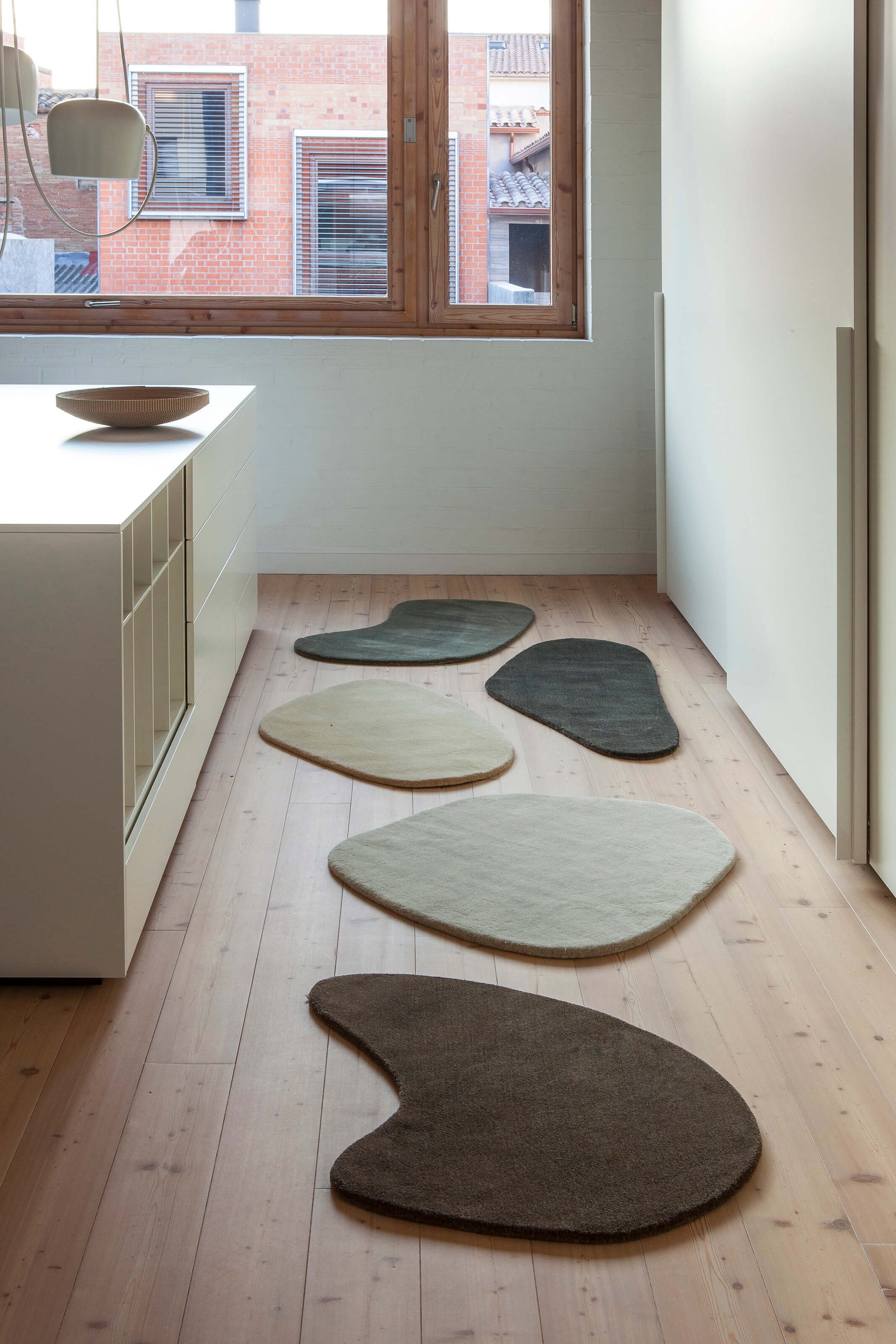 Stone-wool Stone 3 Irregular Wool Area Rug - nanimarquina